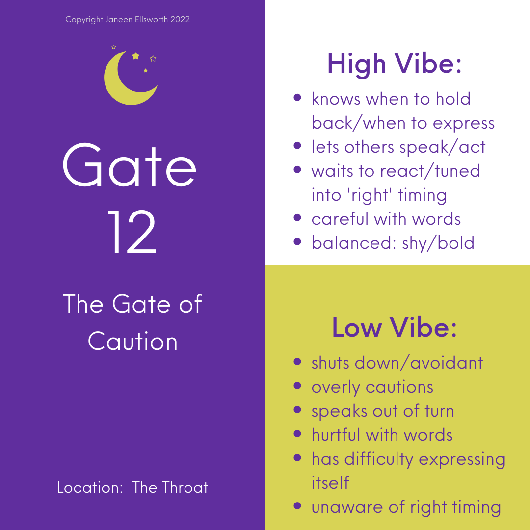 Gate 12: The Gate of Caution – Parent Coaching & Customized Resources